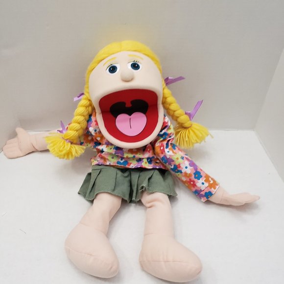 Toys | Huge Big Large Silly Hand Puppets Plush Cindy Girl Pink Puppet ...